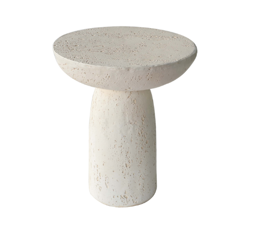 Utah Travertine Round Side Tables | NORBU68